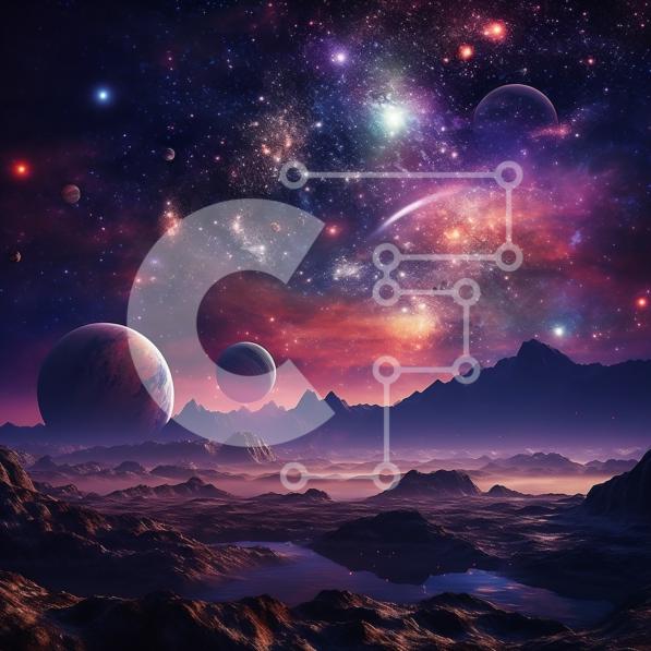 Stunning View of the Galaxy with Dreamlike Quality stock photo ...