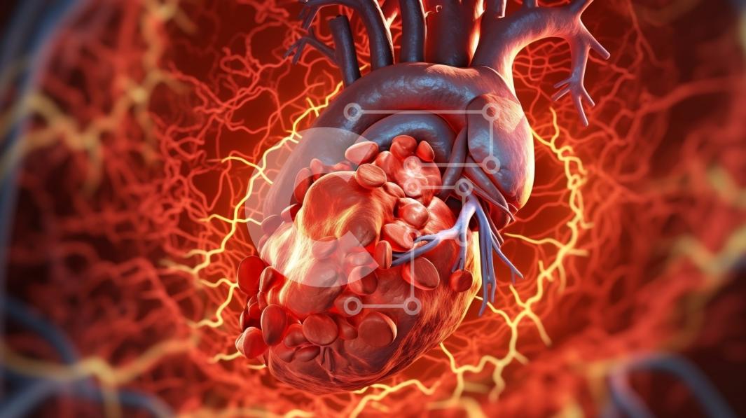 Anatomy of the Human Heart: A Vital Organ in the Body stock photo ...