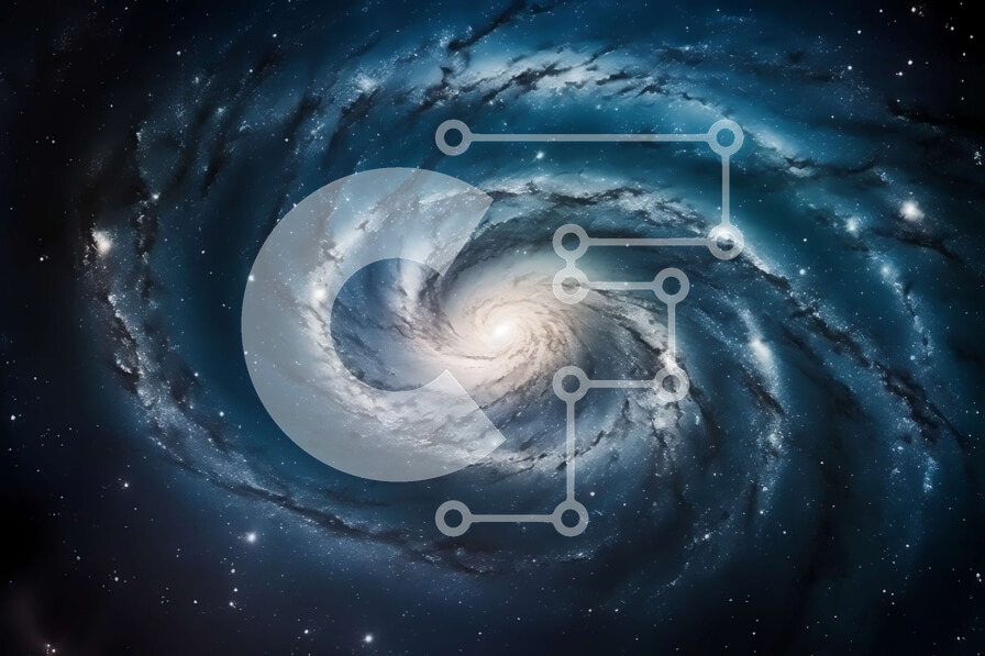 Download Stunning Image of a Rotating Spiral Galaxy Stockphotos Online ...