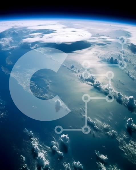 Stunning Image of the Earth from Space with Clear View of Continents ...