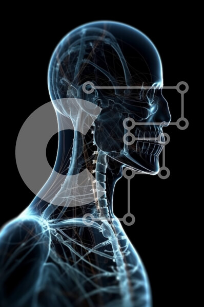 Download Detailed Head and Neck Anatomy Image in Black and White ...