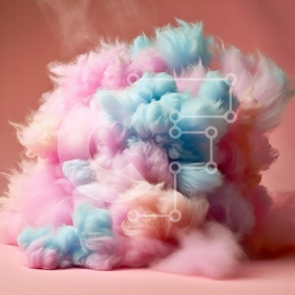 Delicious Picture of Cotton Candy with Multiple Colors stock photo ...