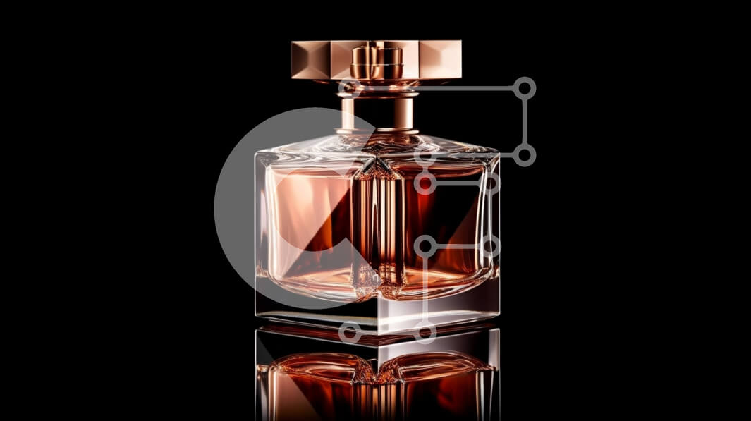 Descarga Botella de perfume Visage Rose Gold: diseño elegante y moderno ...