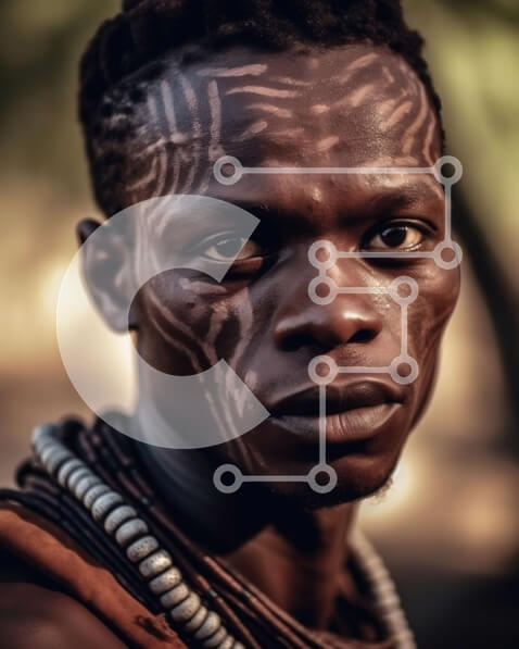 Download Beautiful Picture of a Maasai Tribe Man Adorned in Traditional ...