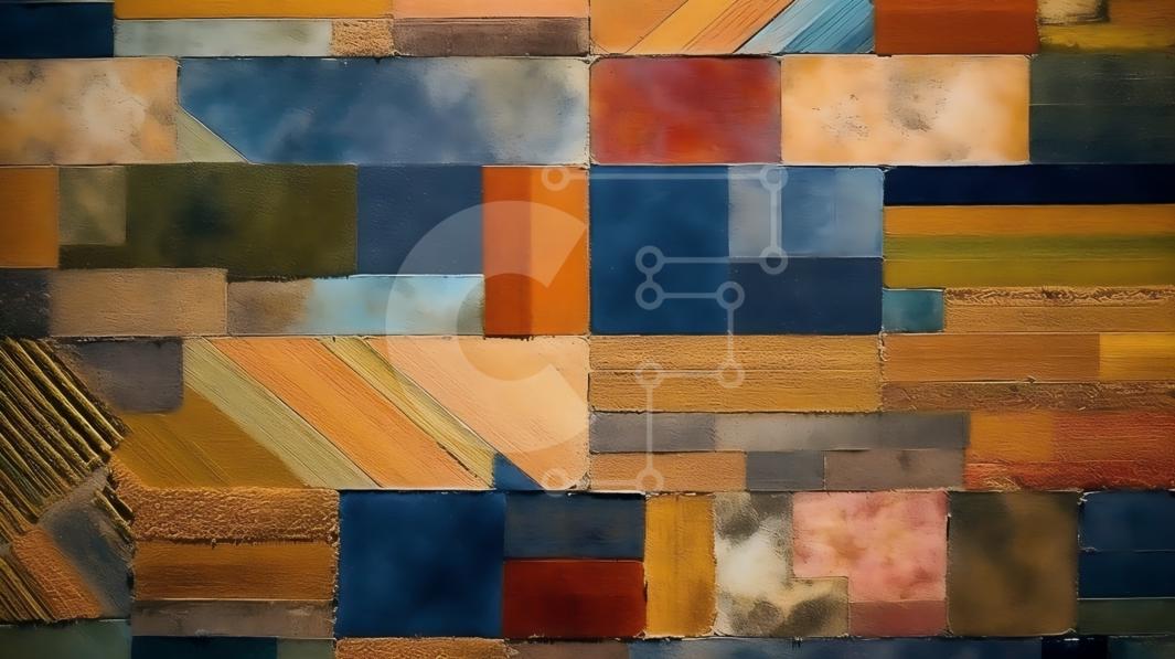 Colorful Square Grid Pattern Collage Background stock photo | Creative ...