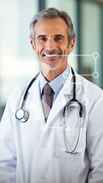 Download Professional Doctor with City View Background Stockphotos ...