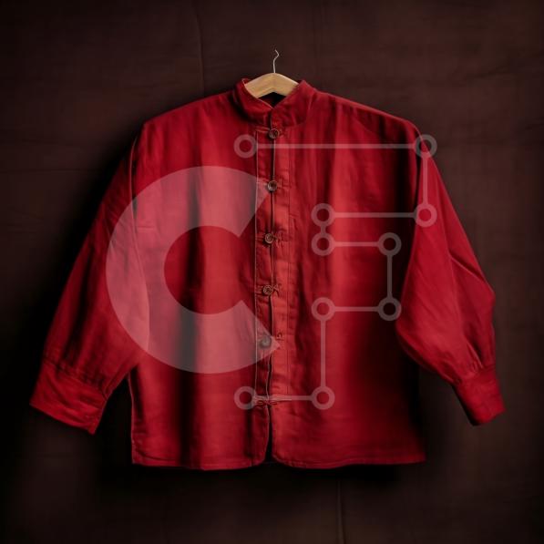 Stylish Picture of Red Shirt Hanging on a Hanger stock photo | Creative ...