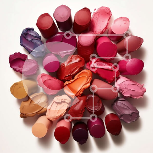 Stunning Image of Different Shades of Lipsticks Arranged in a Circular ...