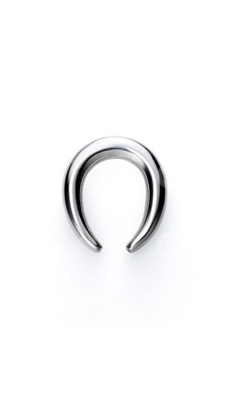 Adjustable Silver Ring with Curved Design stock photo | Creative Fabrica