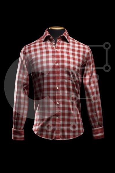 Casual Outfit with Red and White Checked Shirt and Dark Blue Jeans ...