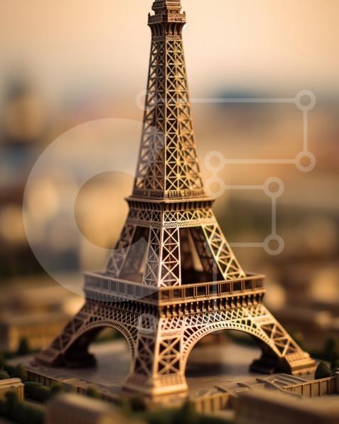 Eiffel Tower - Iconic Symbol of Paris and Famous Landmark stock photo ...
