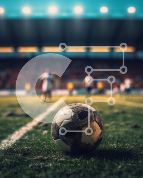 Download Exciting picture of a soccer match being played at a stadium ...