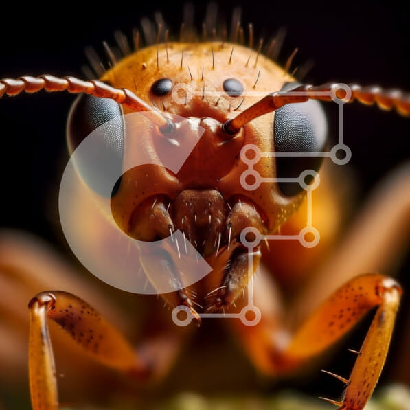 Download Insect Macro Photography: Reddish-Brown Insect With Mandibles ...