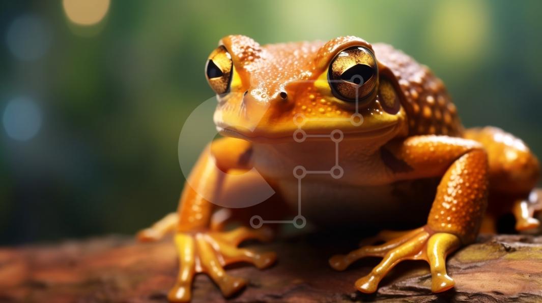 Close-up Image of Frog in Forest Environment stock photo | Creative Fabrica