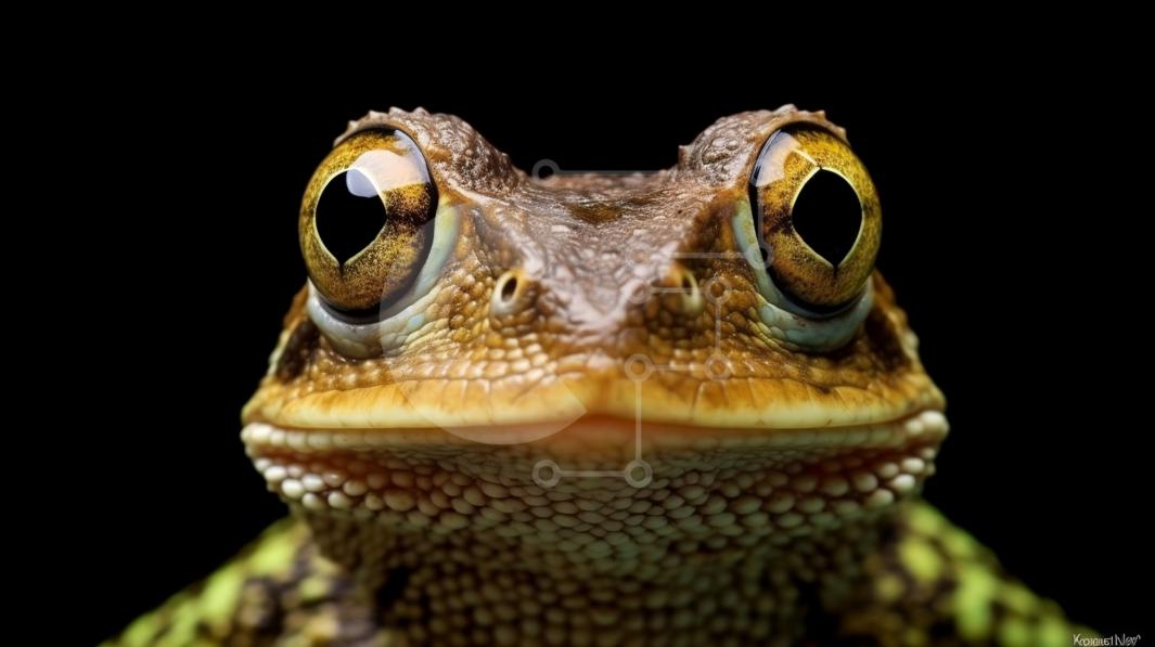 Close-up Image of a Frog's Face stock photo | Creative Fabrica