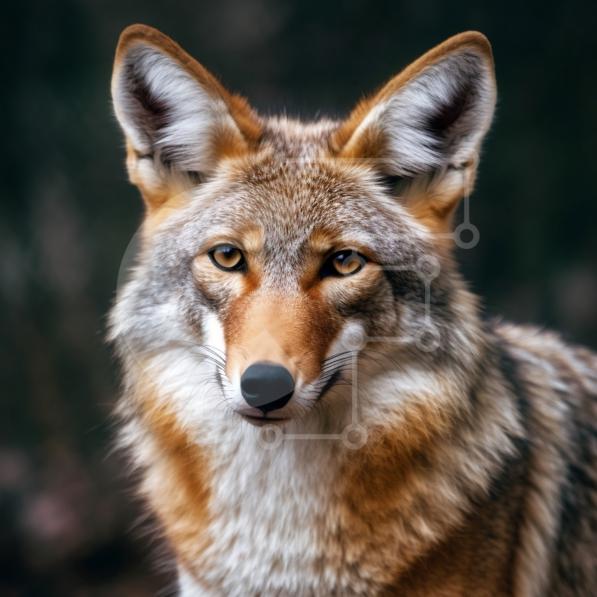 Stunning Close-Up Picture of Coyote's Face with Piercing Yellow Eyes ...