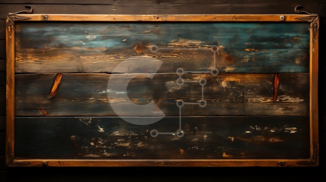 Vintage Weathered Wooden Panel Background stock photo | Creative Fabrica