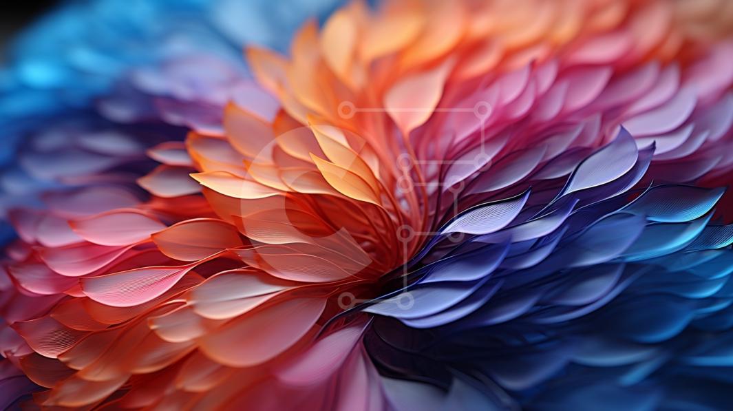 Vibrant Close-up Photo of a Colorful Flower stock photo | Creative Fabrica