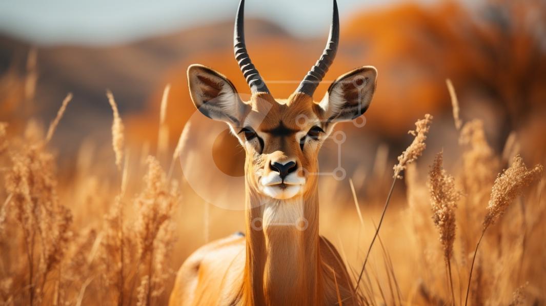 Beautiful Picture of a Male Impala in its Natural Habitat stock photo ...