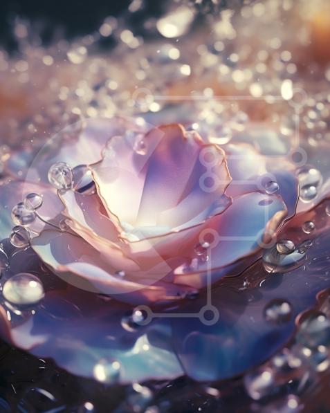 Gorgeous Pink Rose with Water Droplets for Your Floral Inspiration ...