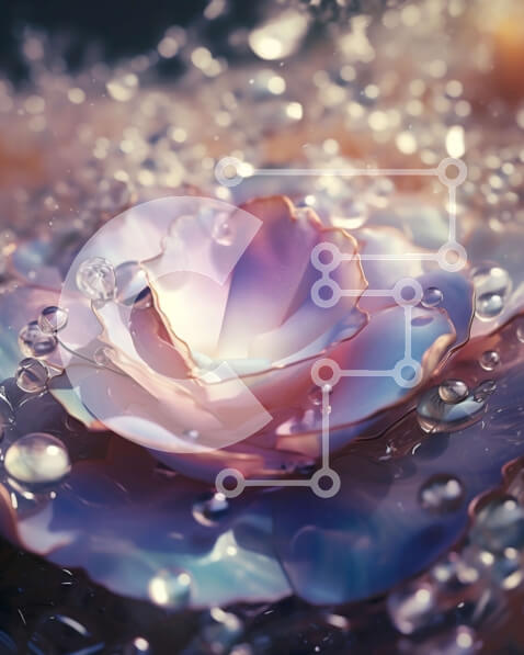 Download Gorgeous Pink Rose with Water Droplets for Your Floral ...