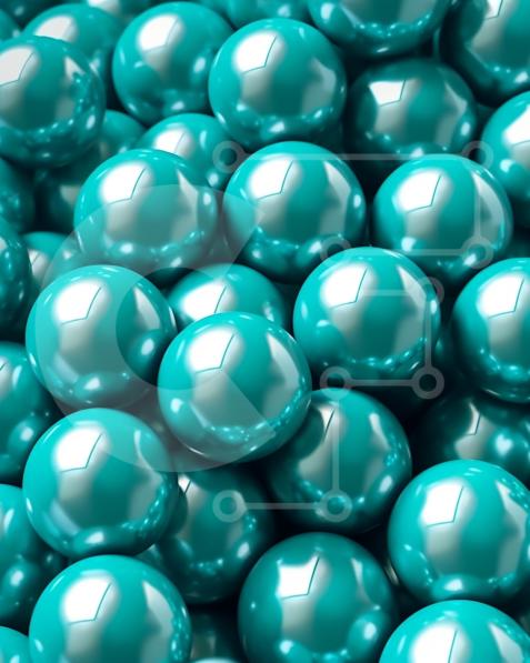 Prachtige Close-up Foto van Blauwe Knikkers op een Schone Witte ...