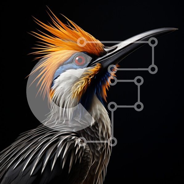 Stunning Image of a Colorful Bird with Vibrant Feathers and a Long Beak ...