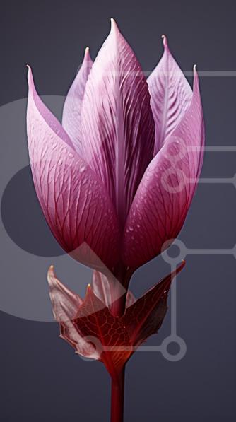 Stunning Picture of a Pink Lotus Flower with Open and Closed Petals ...