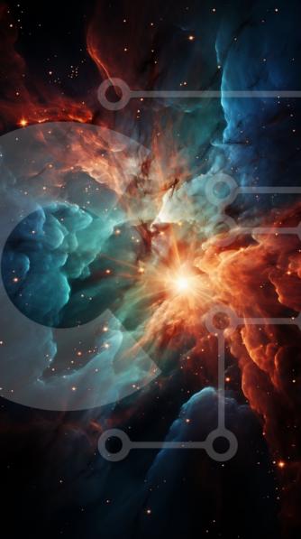 Stunning Image of a Nebula - Birthplace of Stars and Planets stock ...