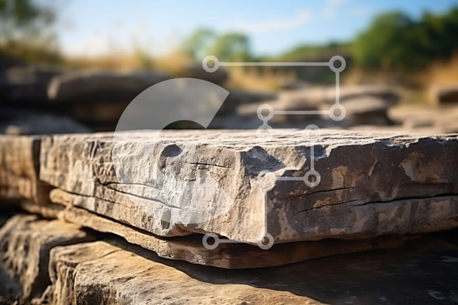 Impresionante Primer Plano de Superficie de Roca Oscura y Desgastada ...