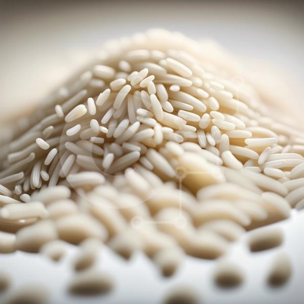 Delicious White Rice Pile stock photo | Creative Fabrica