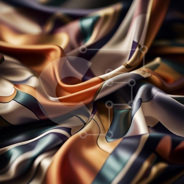 Luxurious and Sophisticated Close-Up of Abstract Patterned Fabric stock ...