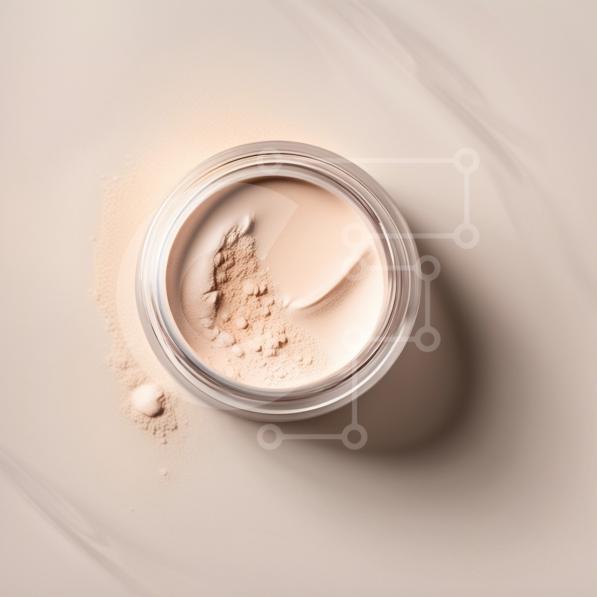 High-Quality Foundation Makeup in a Stylish Jar stock photo | Creative ...