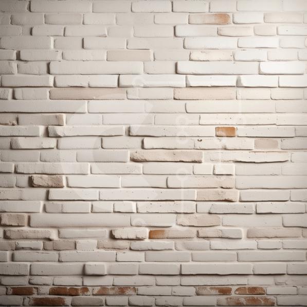 White Brick Wall with Cracks and Chunks Missing - Background Texture ...