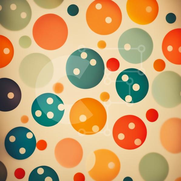 Vibrant and Playful Colorful Circles Pattern stock photo | Creative Fabrica