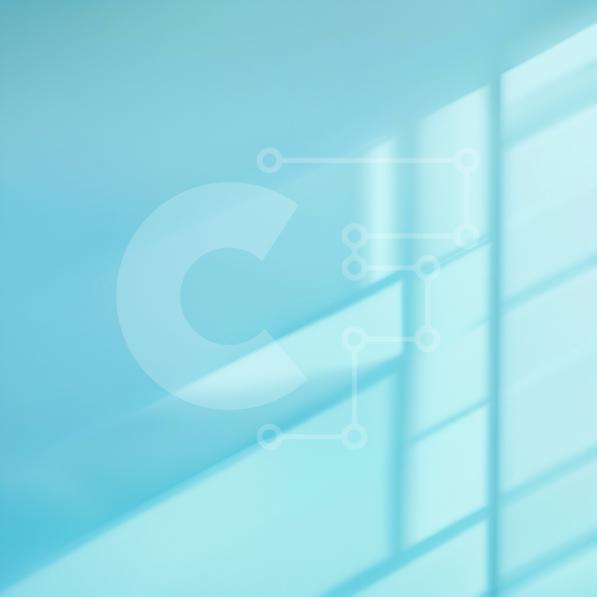 Simple and Minimalist Blue Wall with Window stock photo | Creative Fabrica