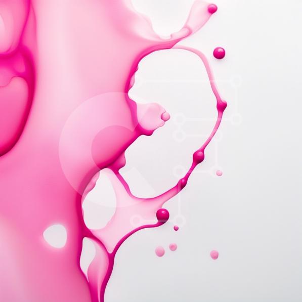 Vibrant Close-up Photo of Pink Liquid Splashing on White Surface stock ...