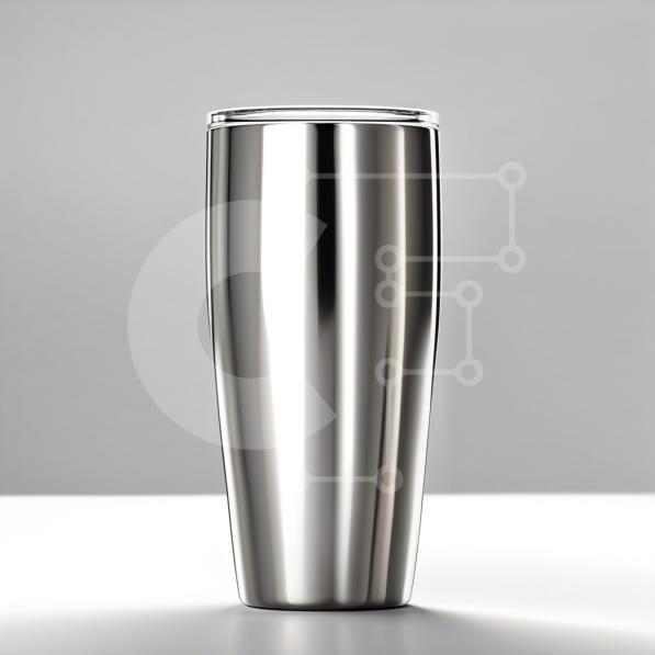 Sleek and Stylish Stainless Steel Tumbler stock photo | Creative Fabrica