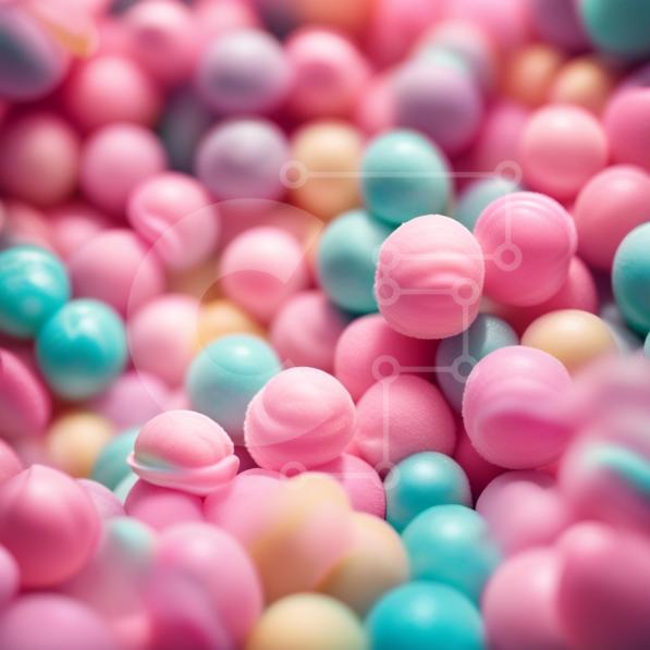 Colorful Candy Balls Close-up Photo stock photo | Creative Fabrica