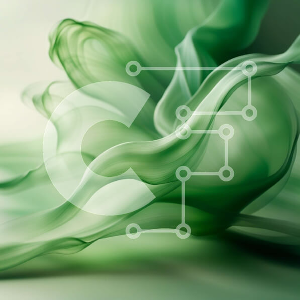 Download Muted and Subdued Green Abstract Artwork with Fluid Movement ...