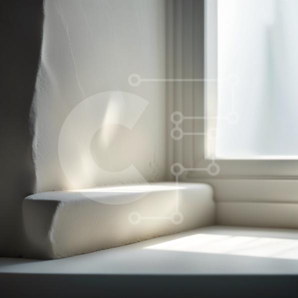 Beautiful Close-up View of a Window Sill with Sunlight and Objects ...