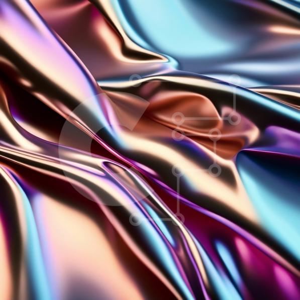 Colorful Shiny Fabric with Metallic Sheen Close-up Image stock photo ...