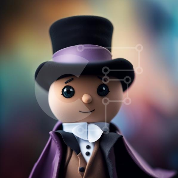 Stylish Man in Top Hat and Cape - Stock Photo stock photo | Creative ...