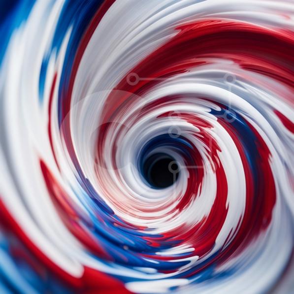 Dynamic and Eye-Catching Abstract Swirl Design in Red, White, and Blue ...