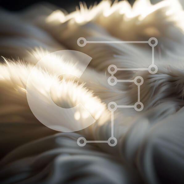 Beautiful Close-up of White Fuzzy Blanket with Sunlight stock photo ...