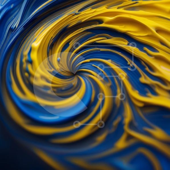 Vibrant and Eye-Catching Swirl Pattern on Black Background stock photo ...