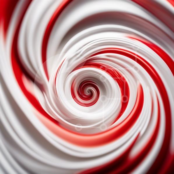 Delicious Red and White Swirl Candy stock photo | Creative Fabrica