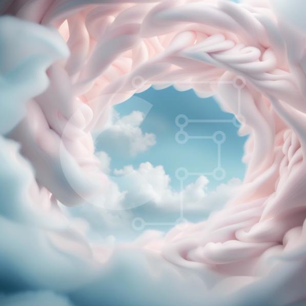 Captivating Image of a Whirlpool in the Sky with Swirling Clouds stock ...