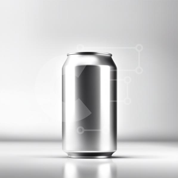 Refreshing Image of a Silver Can of Soda stock photo | Creative Fabrica