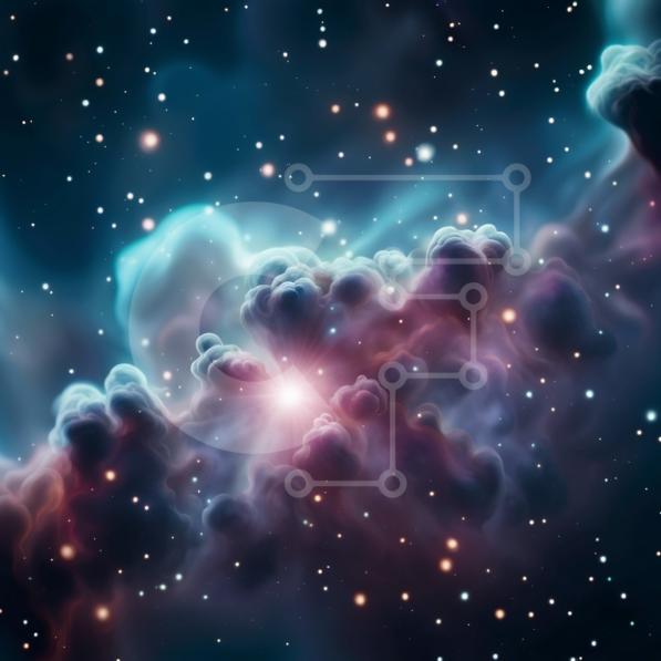 Stunning Image of a Nebula, a Cloud of Gas and Dust in Space stock ...